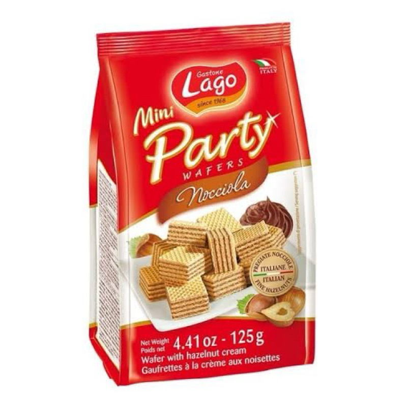 Jual LAGO Mini Party Wafers 125gr wafer import mini dupe Loacker ...