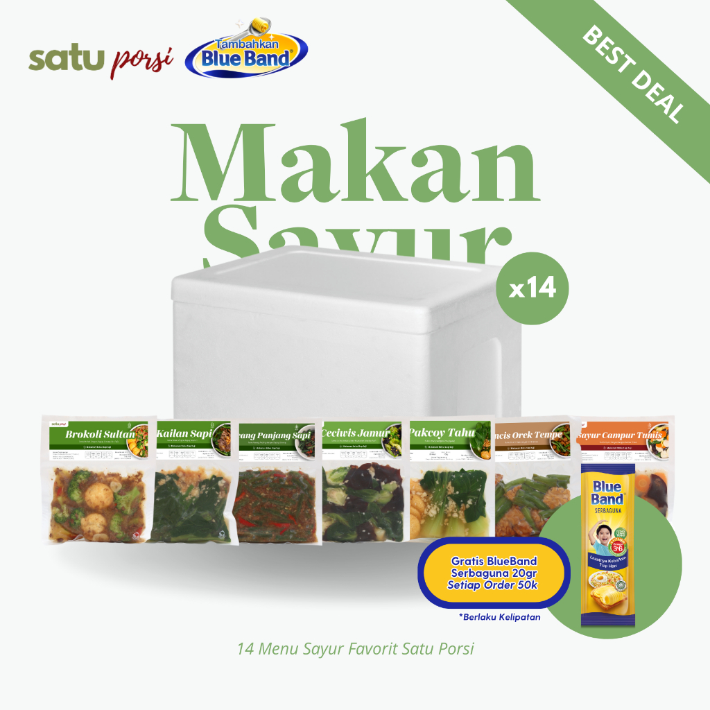 Jual Satu Porsi Makan Sayur (7 Menu) | Shopee Indonesia