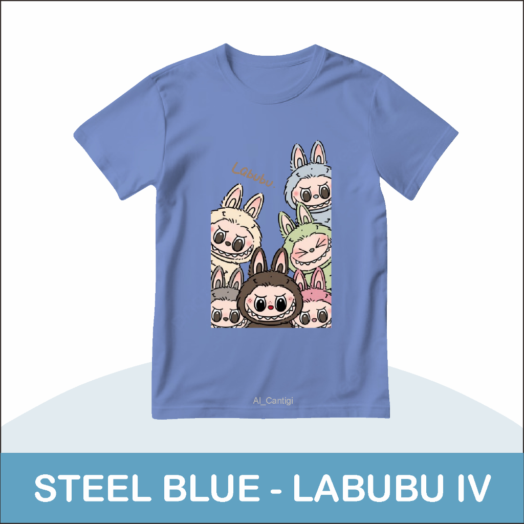Jual LABUBU - baju anak lucu boneka viral terbaru LABUBU Katun 30s 1 ...