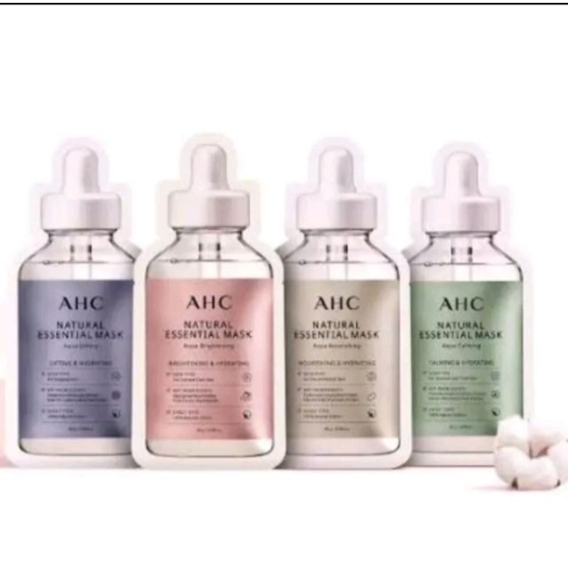Jual PROMOO!!!AHC NATURAL ESSENTIALS MASK AQUA CALMING/ AQUA ...