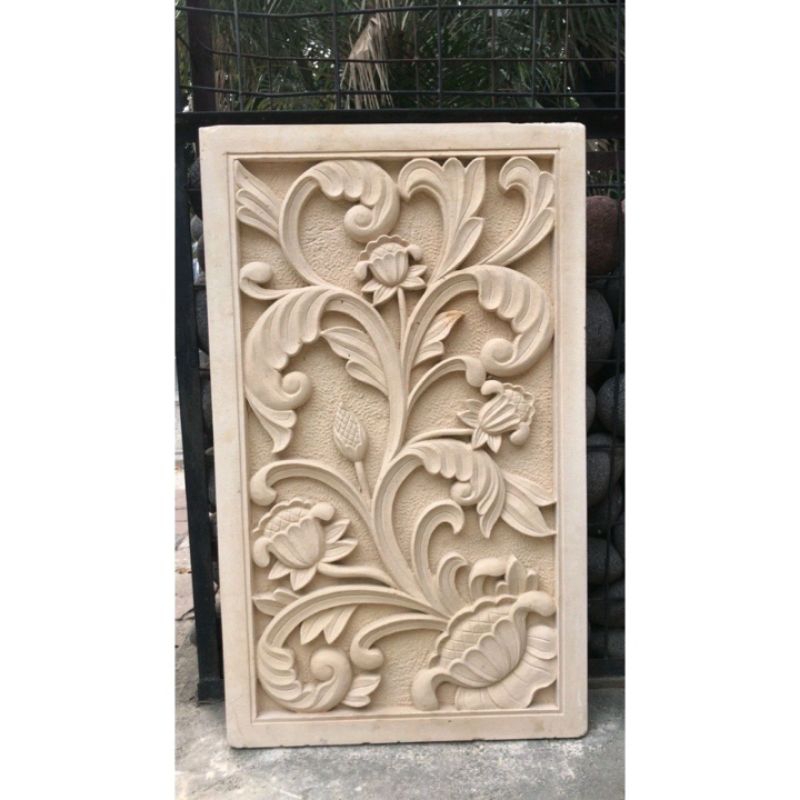 Jual ukir batu alam motif tumbuhan | Shopee Indonesia