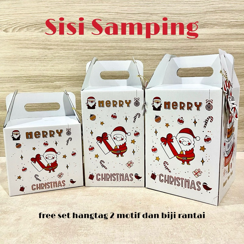 Jual Gable Box Natal | Tas Hampers Natal | Box Natal | Box Kue Kering ...