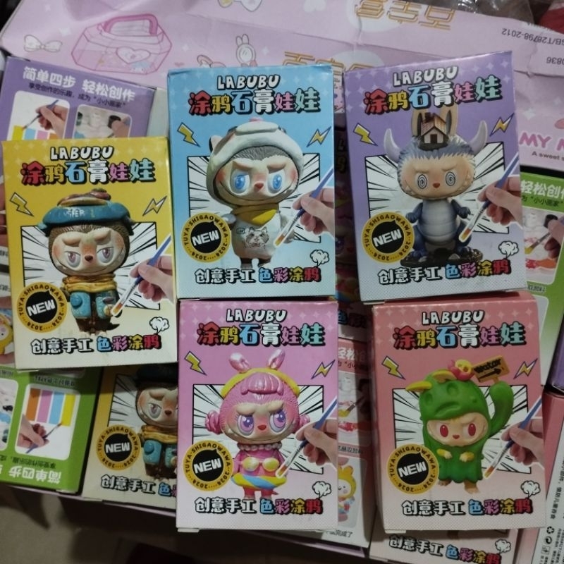 Jual mewarnai boneka gypsum labubu | Shopee Indonesia