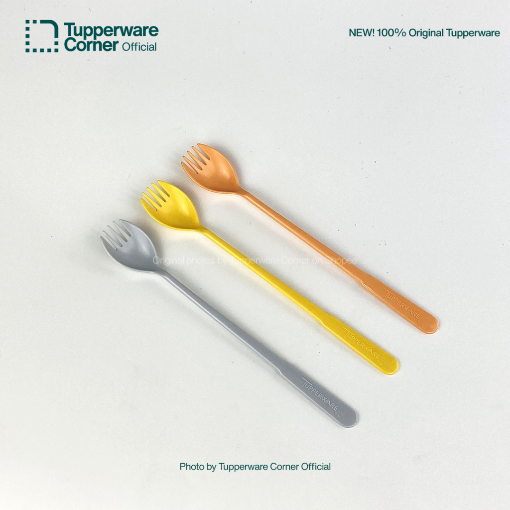 Jual Tupperware Long Cocktail Sendok 2 in 1 | Shopee Indonesia