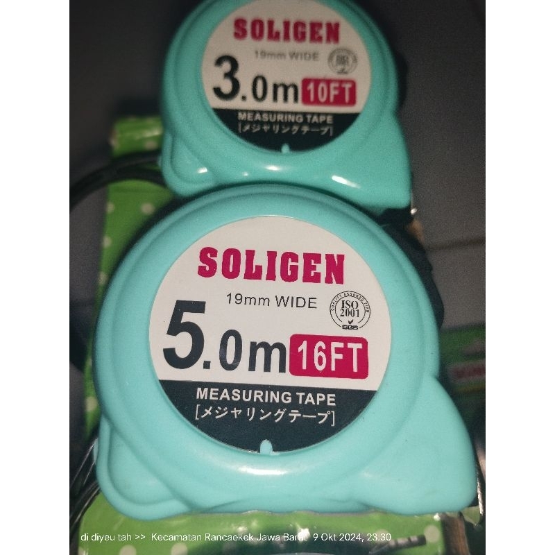 Jual METERAN SOLIGEN 5M ASLI | Shopee Indonesia