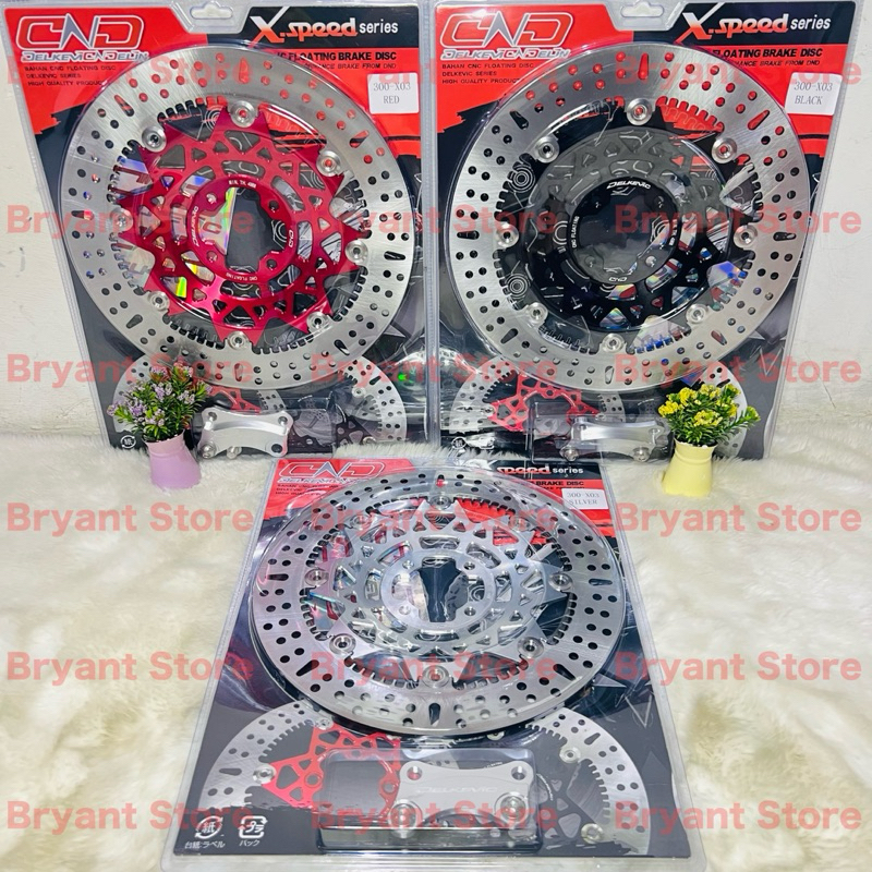 Jual PIRINGAN CAKRAM DEPAN DELKEVIC 300MM X-SPEED X-03 RX KING CNC ...