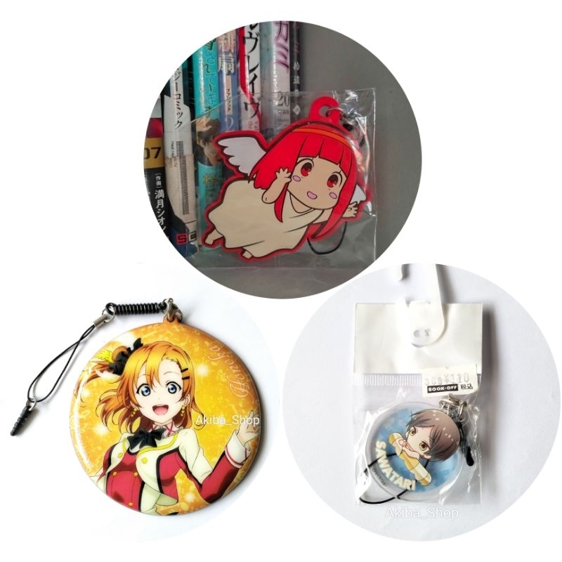 Jual Earplug Jack Earphone Rubber Acrylic Keychain Anime Original ...