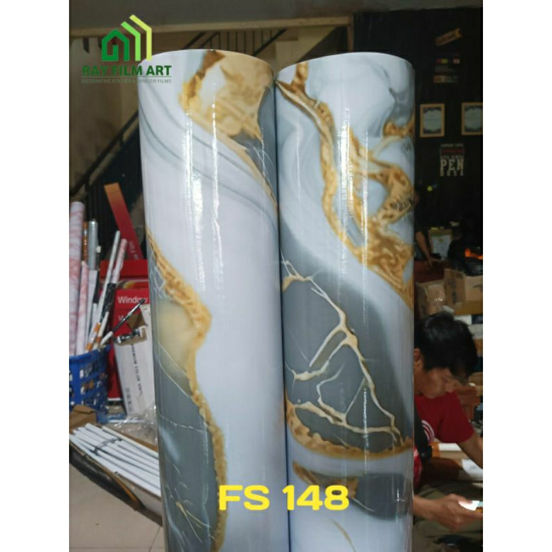 Jual wallpaper marble glossy/wallpaper dinding/sticker dinding ...