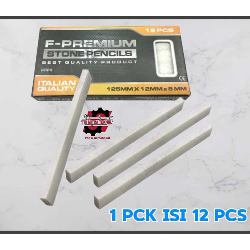 Jual Kapur Besi Original F-Premium Kapur Stone Pencil 1 Pack isi 12 pcs FERRARI | Shopee Indonesia