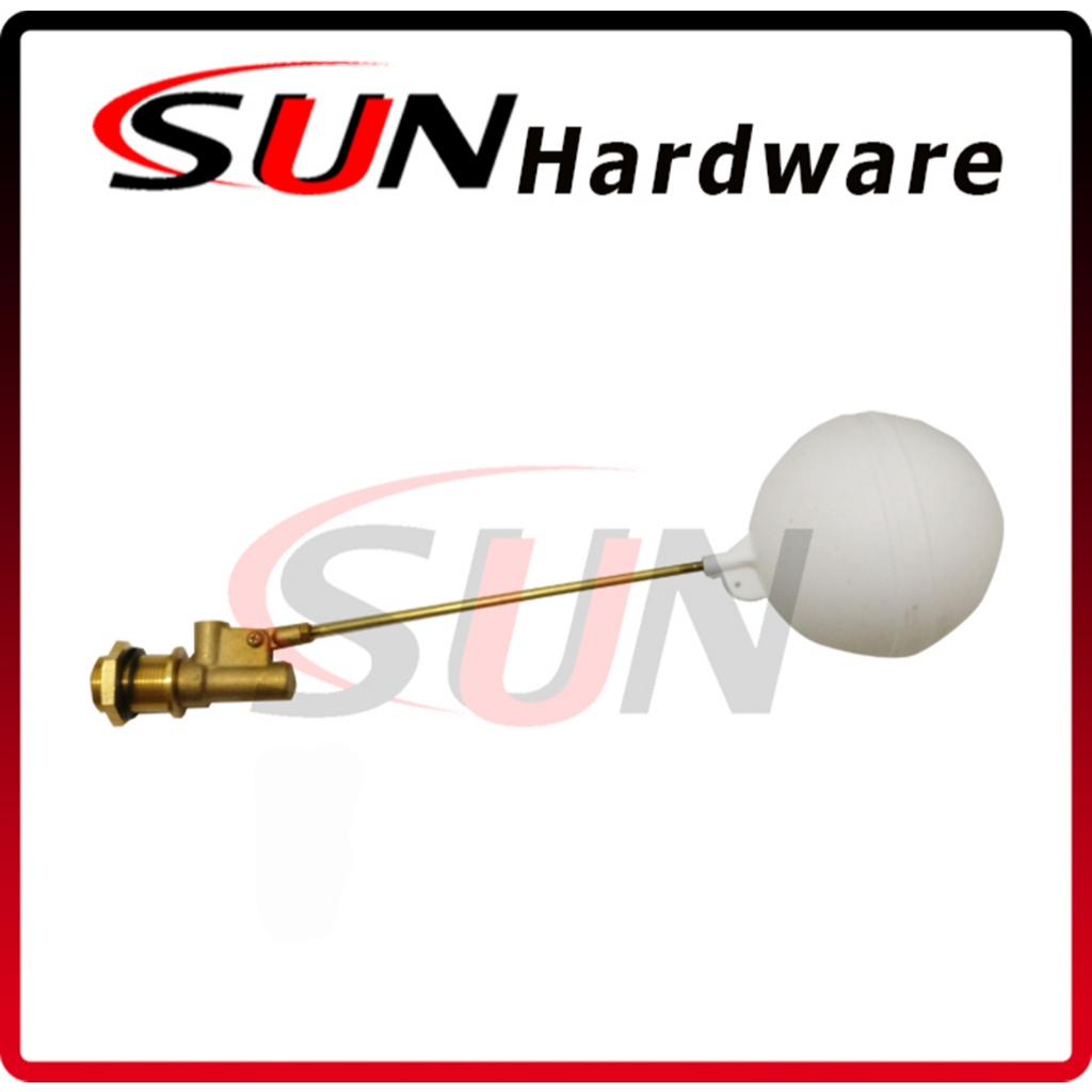 Jual Pelampung Bola 1/2 3/4 1 Inch Otomatis Kuningan Air Tangki Toren Tandon Floating Valve ...