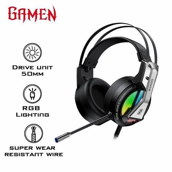 Jual HEADPHONE HEADSET GAMING GAMEN GH1500 RGB Game Lighting Effects ...