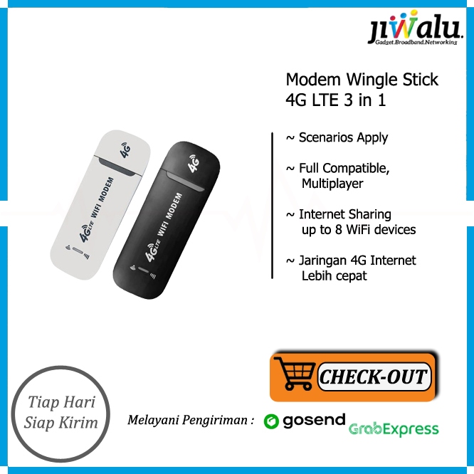Jual Modem WiFi 4G LTE Wingle USB Stick Unlock All Operator | Shopee ...