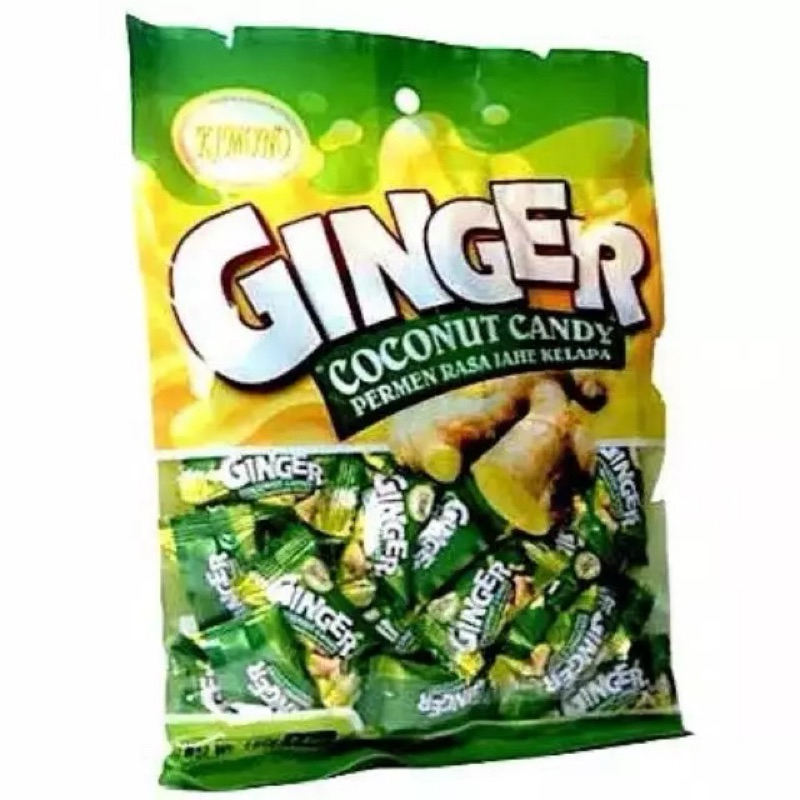 Jual KIMONO GINGER | PERMEN RASA JAHE KELAPA | COCONUT CANDY 1 BUNGKUS ...