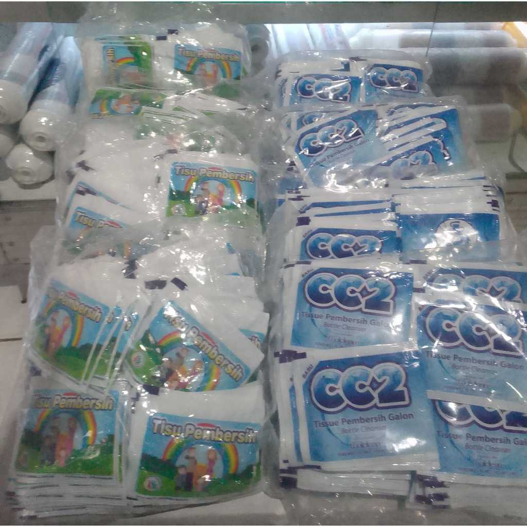 Jual TISSU TISSUE Pem2 PelangiBersih galon Isi ulang CC2 Pelangi ...