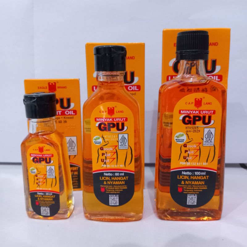 Jual Minyak GPU - Minyak Gosok Pijat Urut Cap Lang | Shopee Indonesia