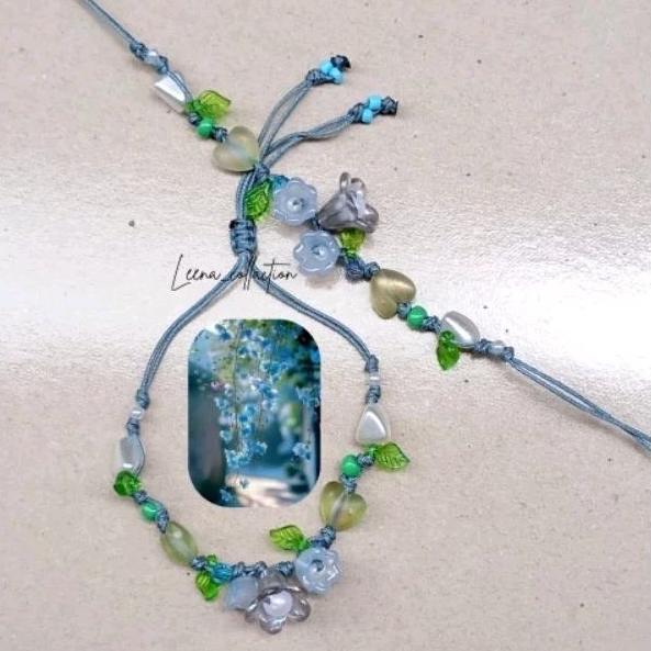 Jual LEENA_AKSESORIS | fairy beads bracelet|gelang bengle tali serut ...