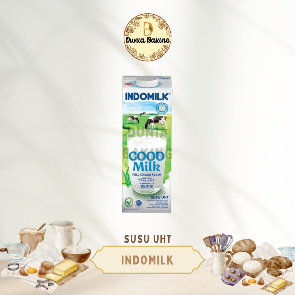 Jual UHT full cream Indomilk | Susu full cream indomilk 1ltr | Shopee ...