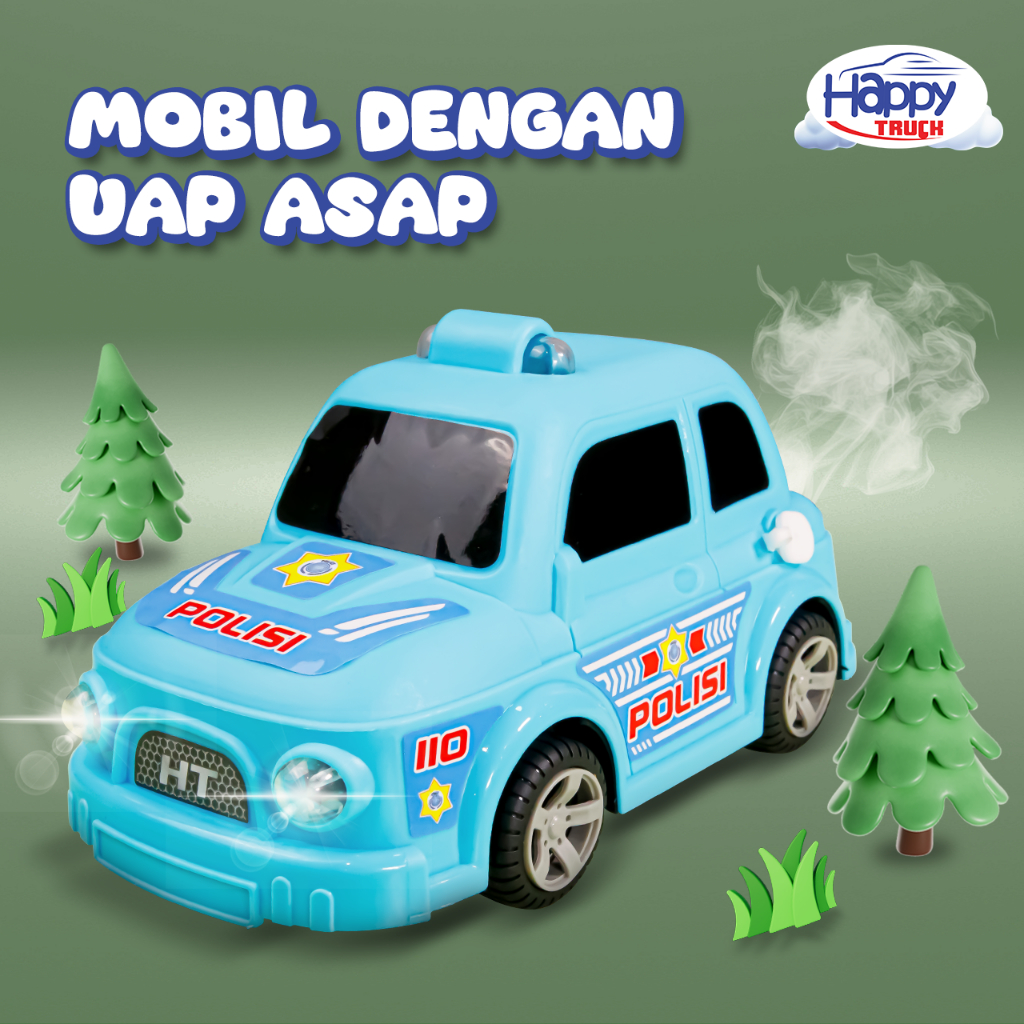 Jual Happy Truck Mobil Modi Uap Mobil Mobilan Suara Musik Mobil Mobilan ...