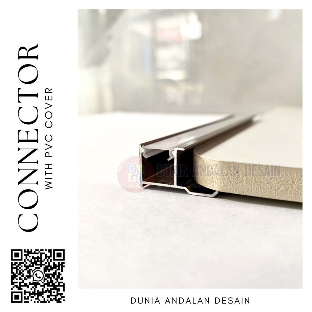 Jual Alumunium Profile Connector Lis Connector Wallpanel Penyambung ...
