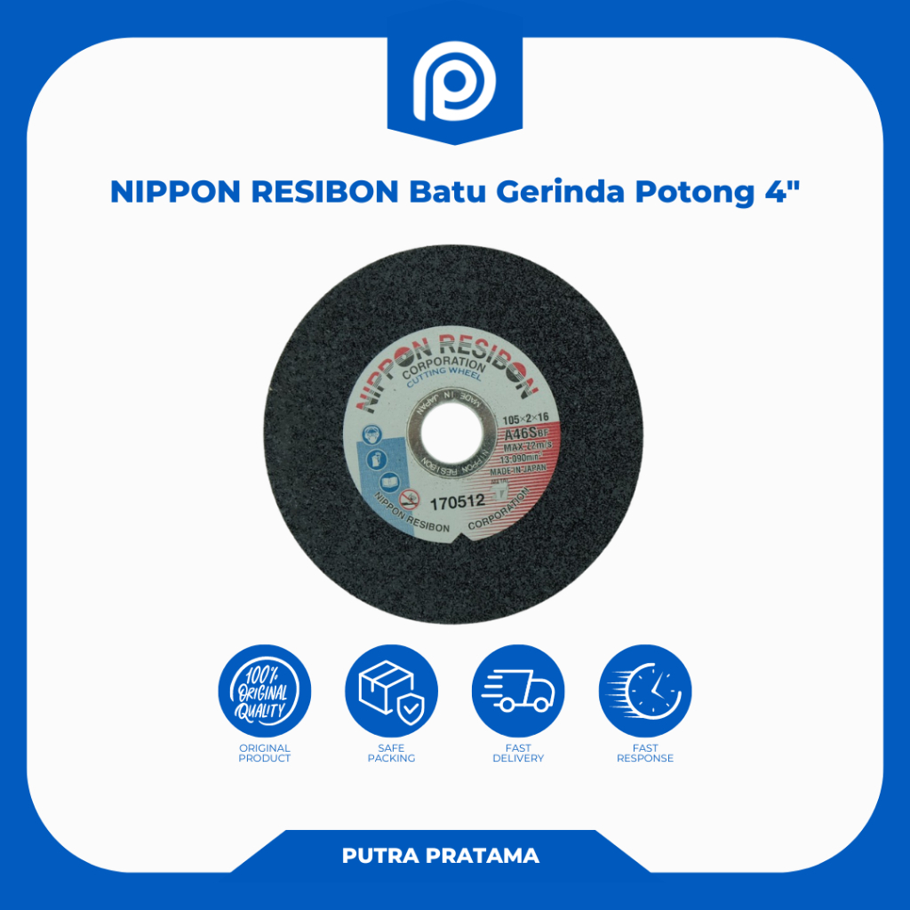 Jual NIPPON RESIBON Batu Gerinda Potong 4 inch | Nippon Resibon Cutting ...