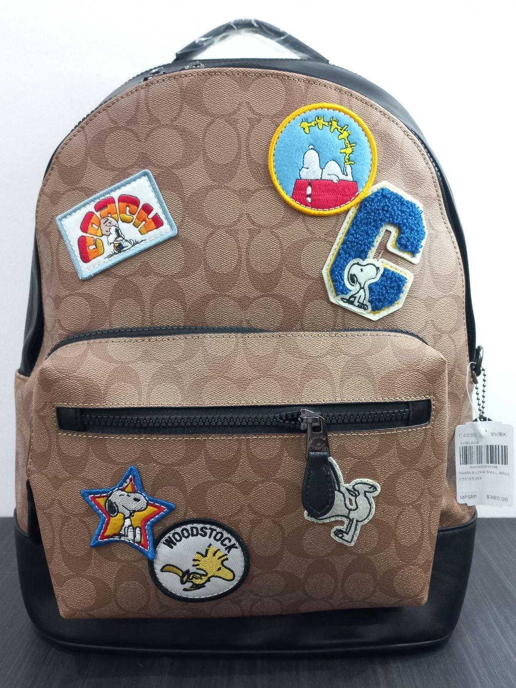 Jual Ransel Coach X Peanuts Snoopy West Backpack In Signature Canvas ...