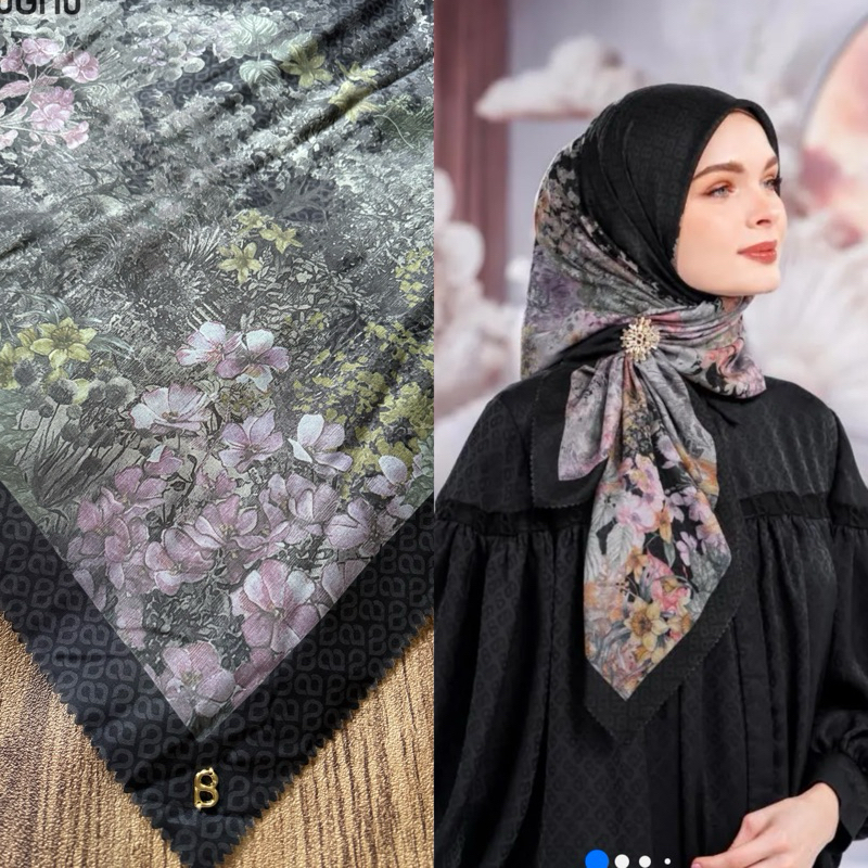 Jual HIJAB SYARI PREMIUM BUTTONSCARVES KW PAKE PIN BESI | Shopee Indonesia