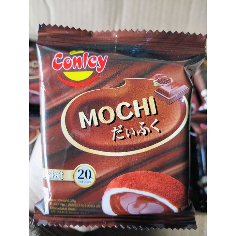 Jual mochi Conley Coklat 1 dus isi 40pcs | Shopee Indonesia