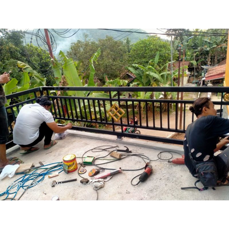 Jual Reling Balkon minimalis bapak Roy Cikarang Utara | Shopee Indonesia