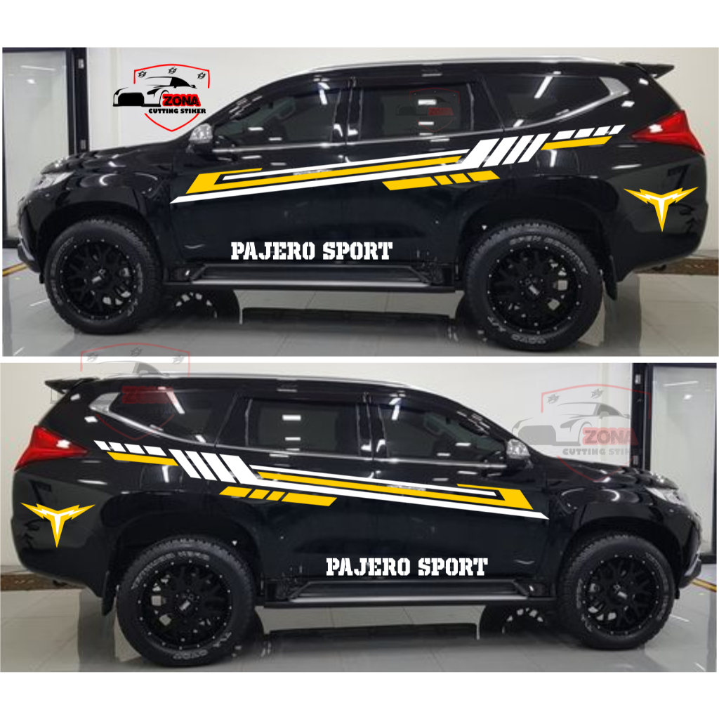 Jual sticker pajero sport aksesories pajero sport sticker samping ...