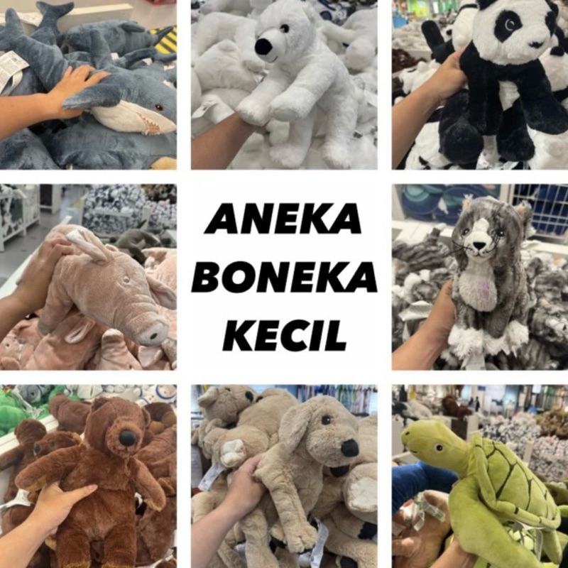 Jual Aneka Mainan Boneka IKEA Premium Ukuran Kecil-Medium | Shopee ...