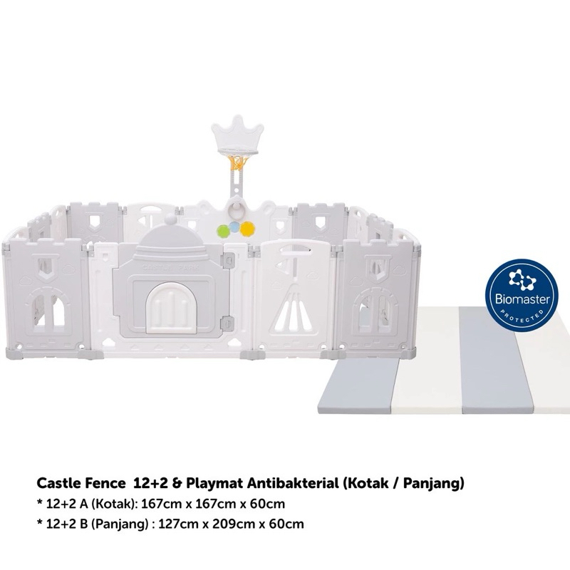 Jual [SEWA] Lumba Fence Castle | Lumba Playmat | Rent JAKARTA ONLY ...