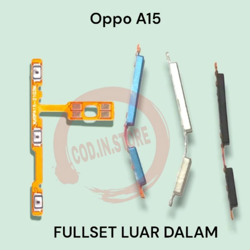Jual Oppo A15 / A15S - Tombol Luar + Flexibel On Off Volume 1 Set Flexi ...