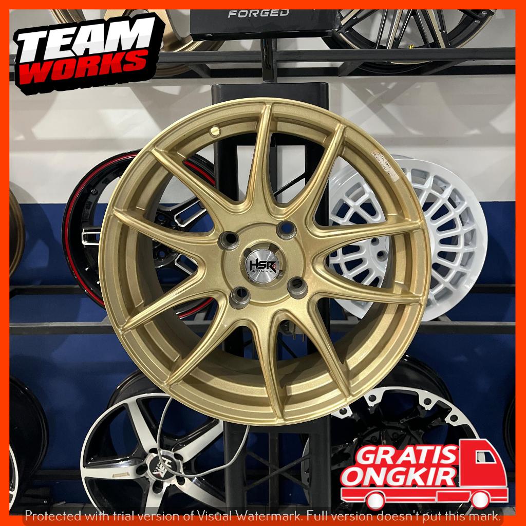 Jual VELG RACING MOBIL AVANZA XENIA ACCORD PCD 4X114,3 GOLD HSR KAMIKAZE RING 16 PELAG MURAH R16 ...
