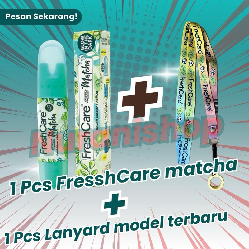 Jual 1pcs Freshcare smash matcha + 1pcs lanyard terbaru | Shopee Indonesia