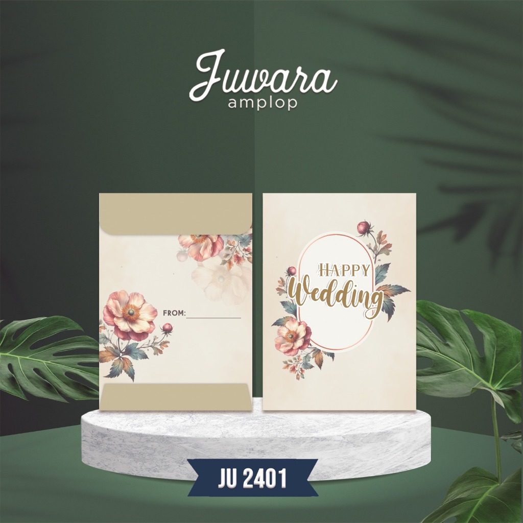 Jual Blangko Undangan Atau Kertas Undangan Pernikahan JU 2401 dengan ...