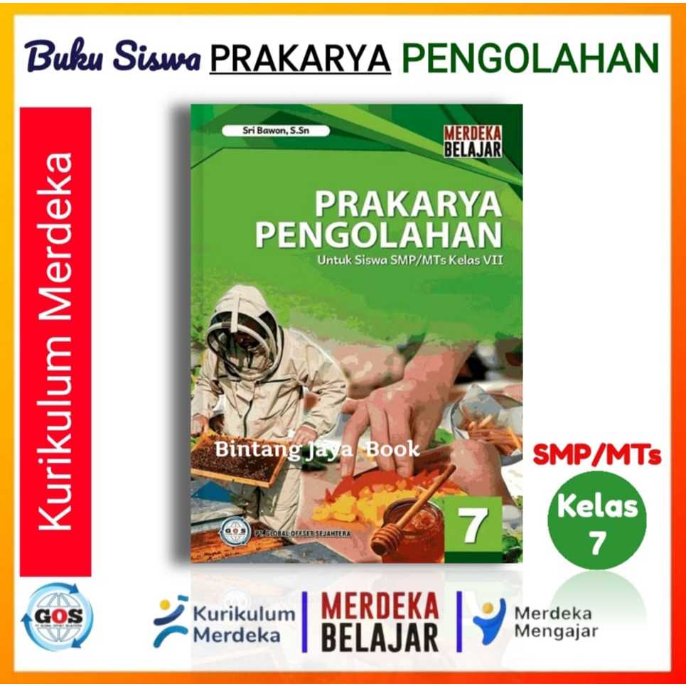 Jual Penerbit GOS Buku Siswa Prakarya Pengolahan SMP/MTs Kelas 7 Kurikulum Merdeka | Shopee ...