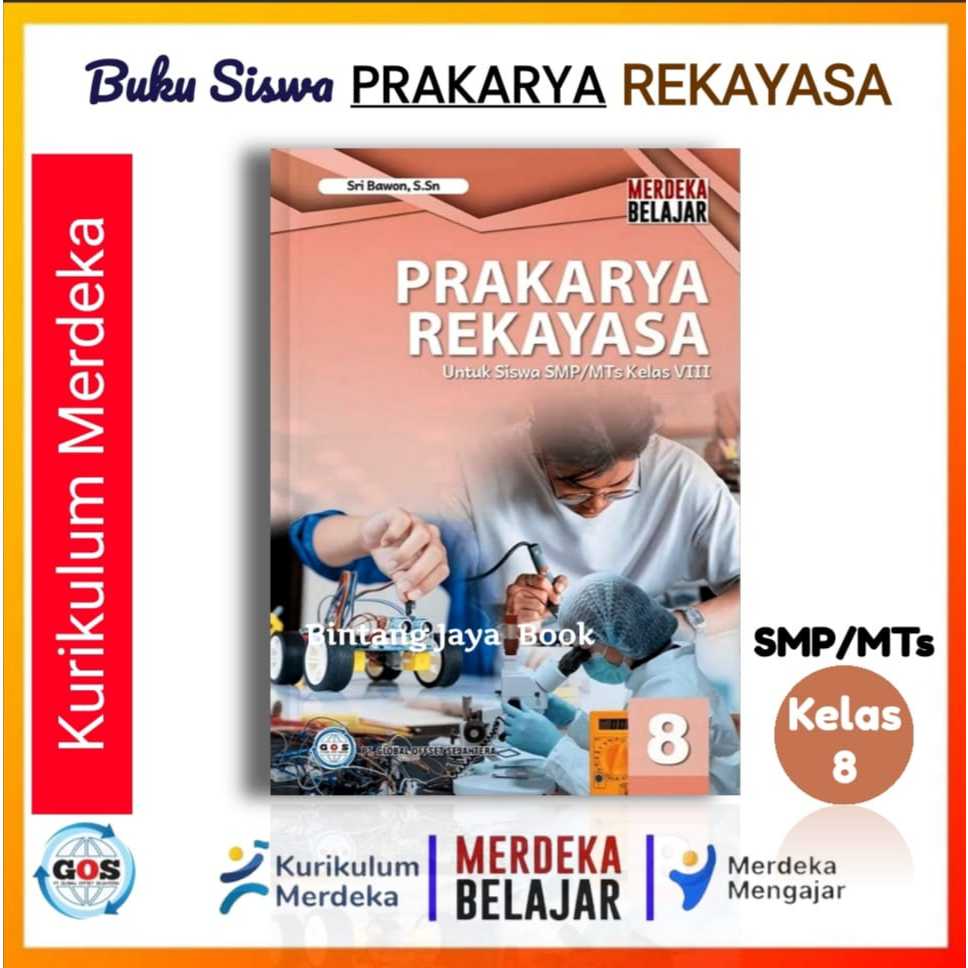 Jual Penerbit GOS Buku Siswa Prakarya Rekayasa SMP/MTs Kelas 8 Kurikulum Merdeka | Shopee Indonesia
