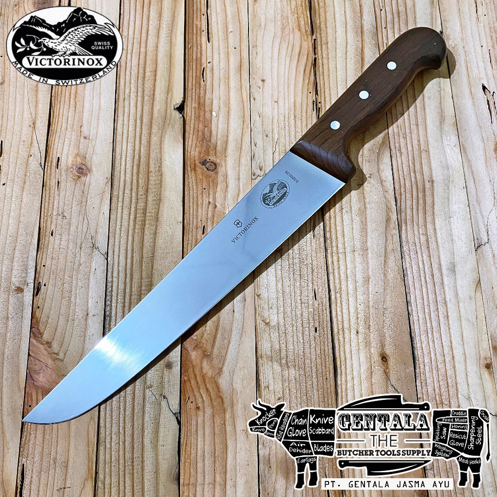 Jual Pisau Butcher/Sembelih Victorinox 28cm Rosewood Handle | Shopee ...