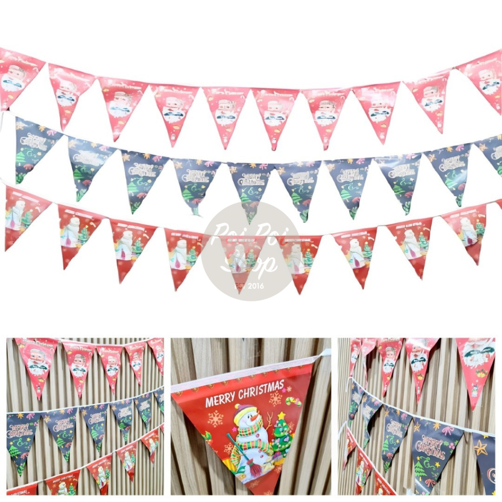 Jual Banner Natal Backdrop Bendera Hiasan Christmas Dekorasi Pintu ...