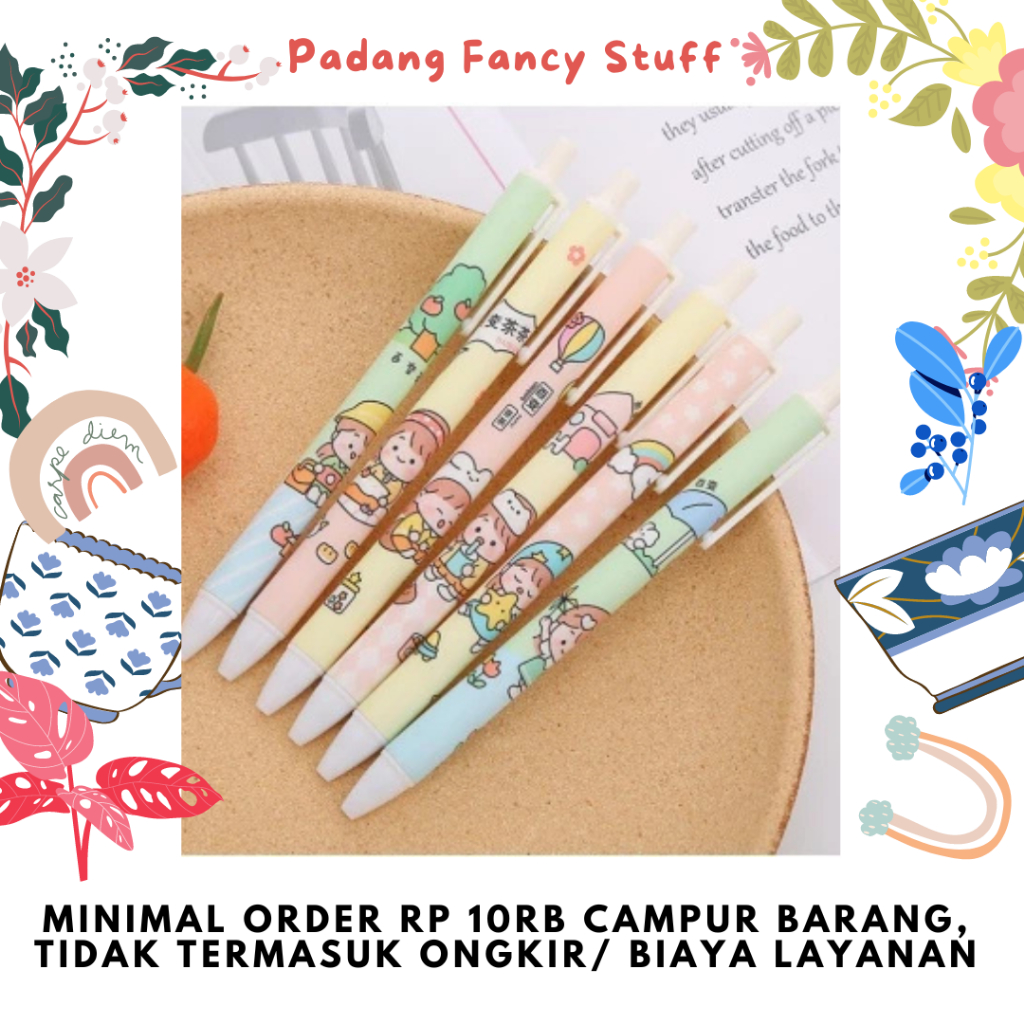 Jual PFS - 088 Pulpen Gel Motif Kelinci Motif Girl Heart Pulpen Pelajar ...
