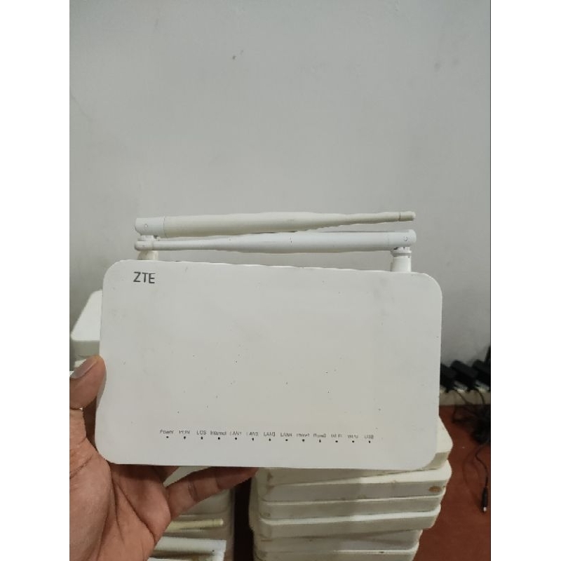Jual ONT ZTE F609 V3 port biru lengkap adaptor | Shopee Indonesia