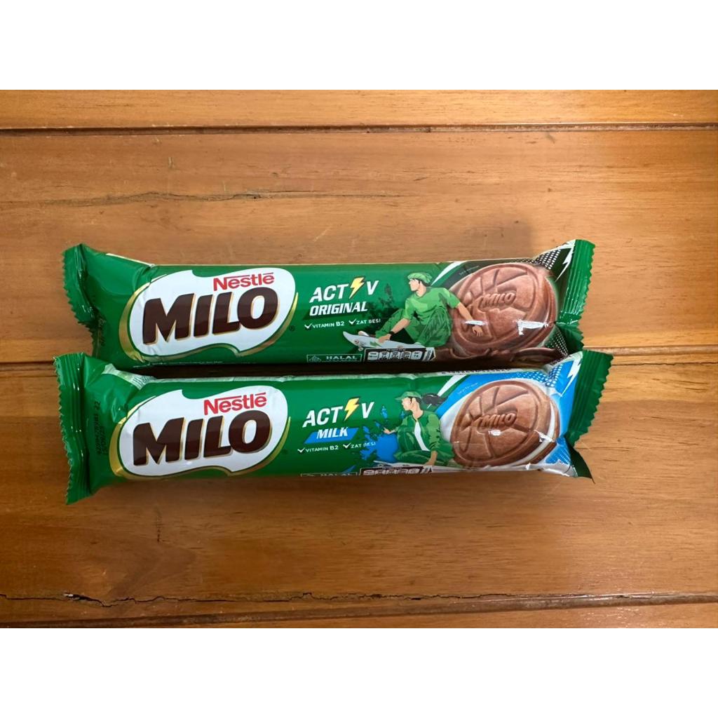 Jual Milo Biskuit Sandwich Activ Original Activ Milk 104g | Shopee Indonesia