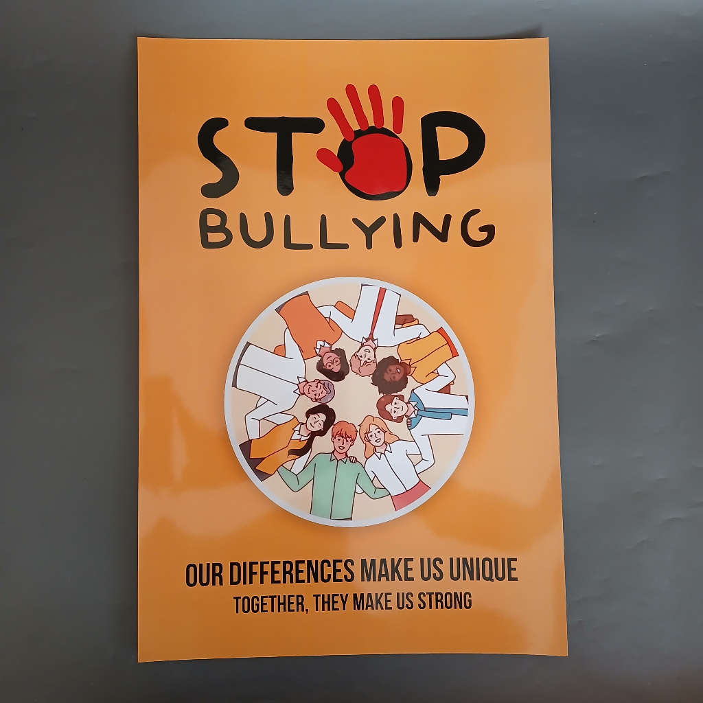 Jual Poster Stop Bullying - Poster Hindari Bullying - Poster Sekolah ...