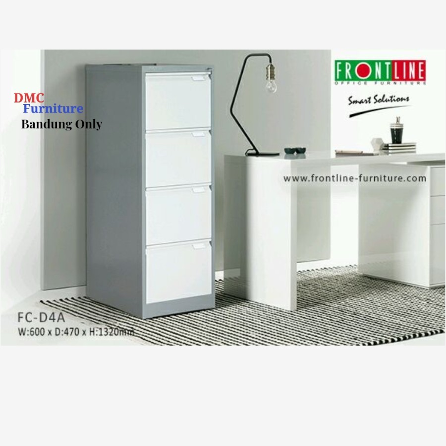 Jual Lemari Arsip Loker Filing Cabinet Lemari File Plat Besi Front Line ...