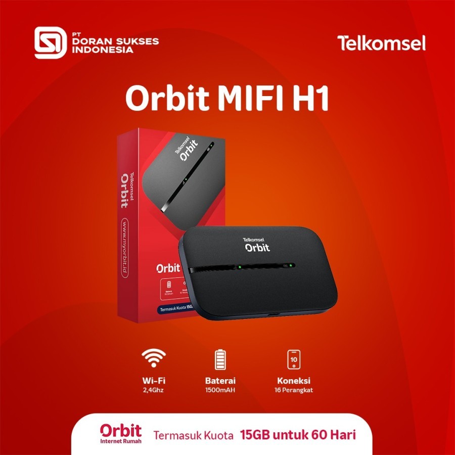 Jual MODEM MIFI 4G LTE Huawei Orbit H1 High Speed - Garansi Resmi 1 ...