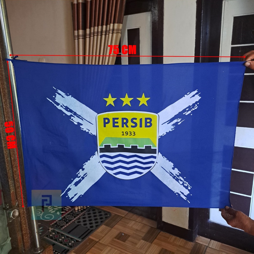 Jual BENDERA PERSIB BANDUNG LOGO SILANG MURAH | Shopee Indonesia