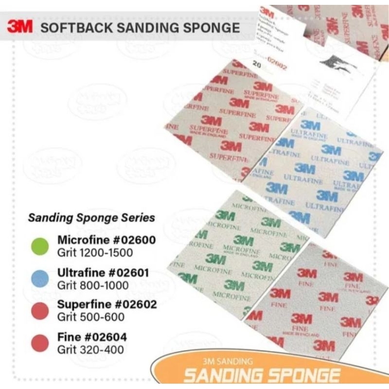 Jual Sanding sponge / amplas spons / Abrasive Backing Type foam merk 3M ...