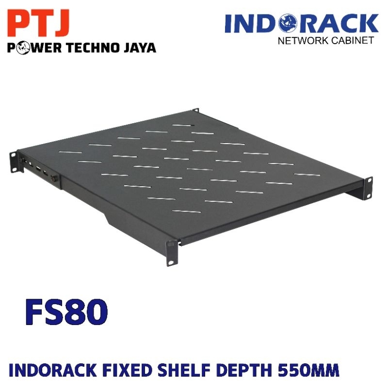 Jual FS80 FIXED SHELF INDORACK TATAKAN RACK SERVER INDORACK DEPTH 550MM ...