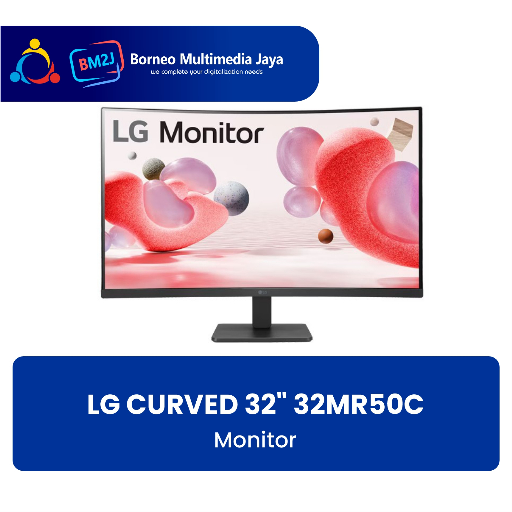 Jual Monitor LG 32MR50C 32" VA 100Hz FHD 5ms Curved 1500R VGA HDMI ...