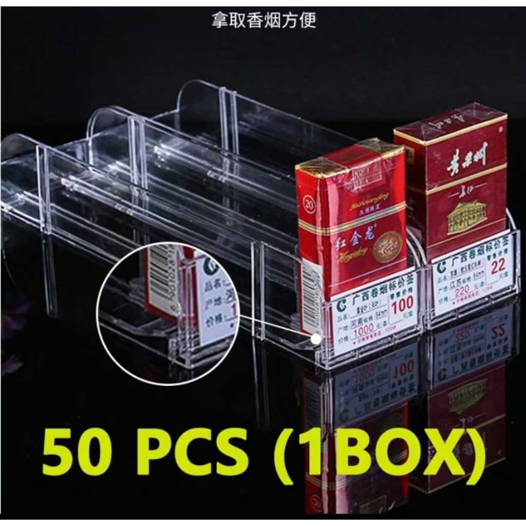 Jual Rak Rokok Acrylic Display Per Box(50 pcs) - Pusher Rokok Akrilik ...